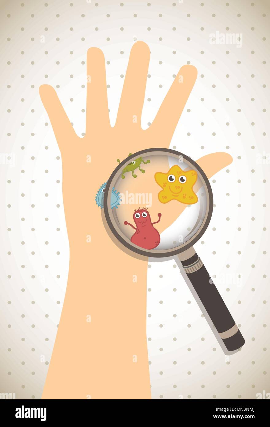 Illness germs Stock Vector Images - Alamy