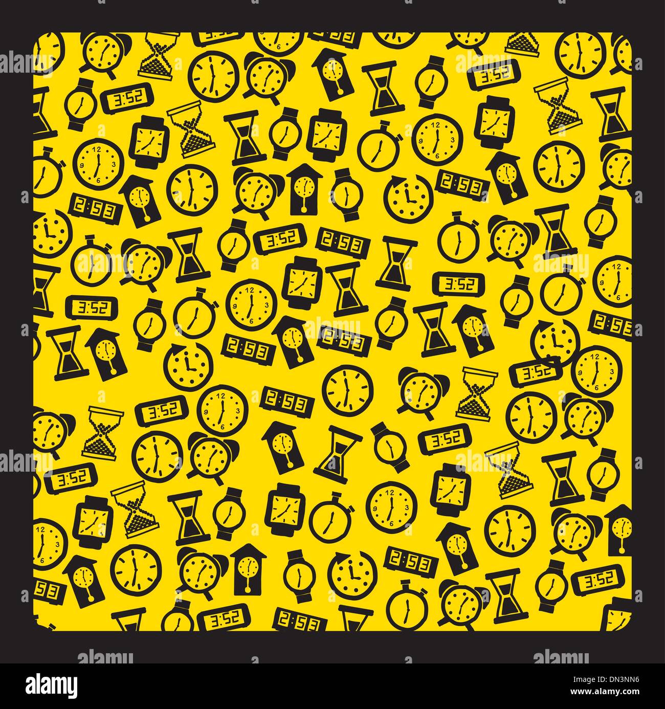 Clock ten to three Stock Vector Images - Alamy