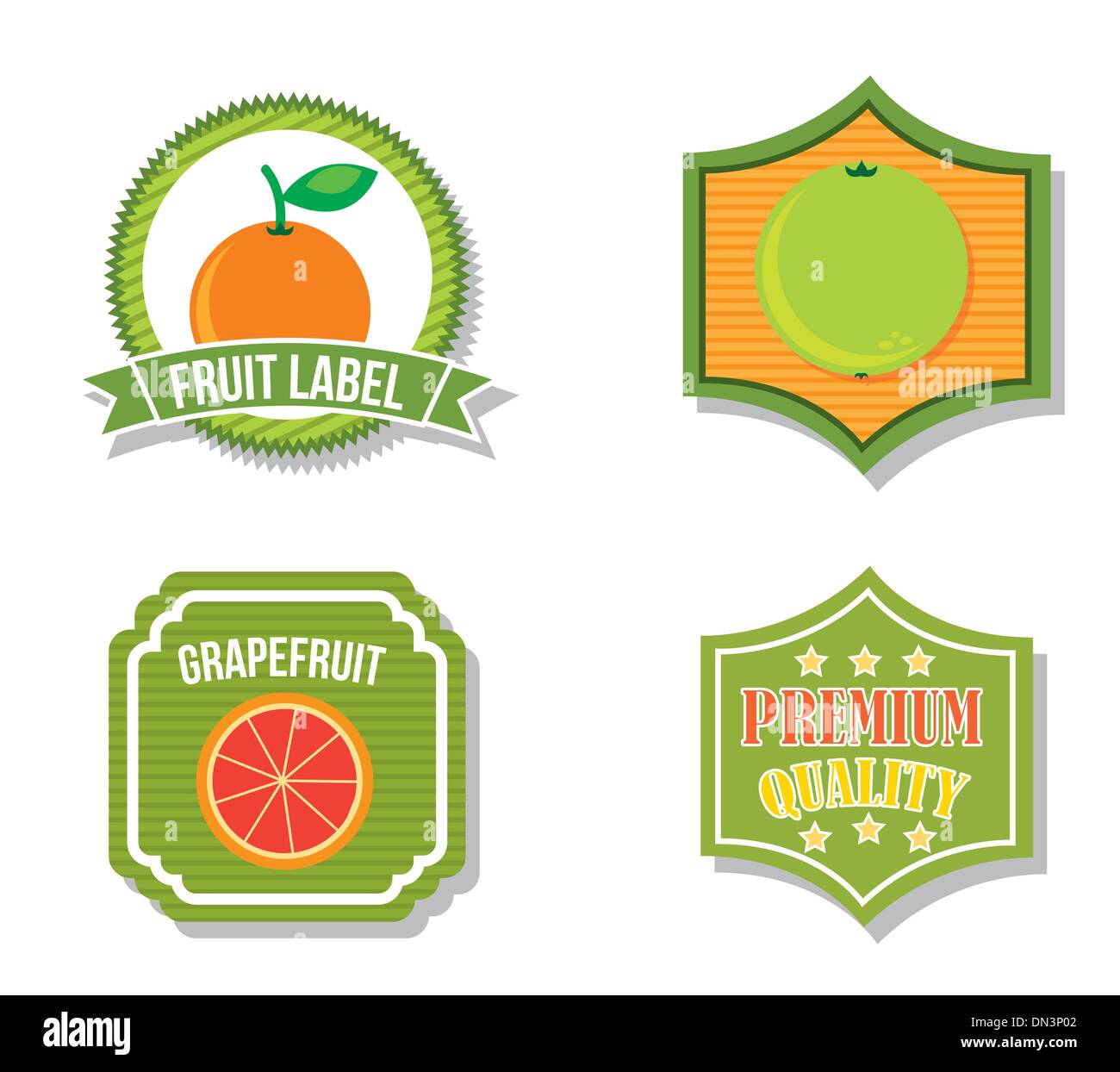 Fruit fruit labels hi-res stock photography and images - Alamy