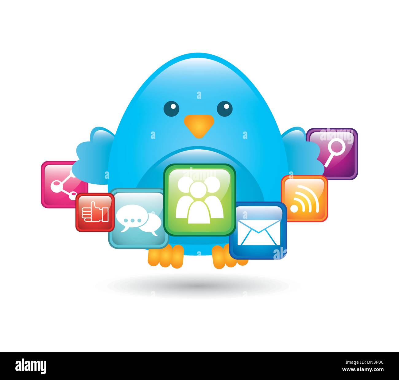 Bird app Cut Out Stock Images & Pictures - Alamy