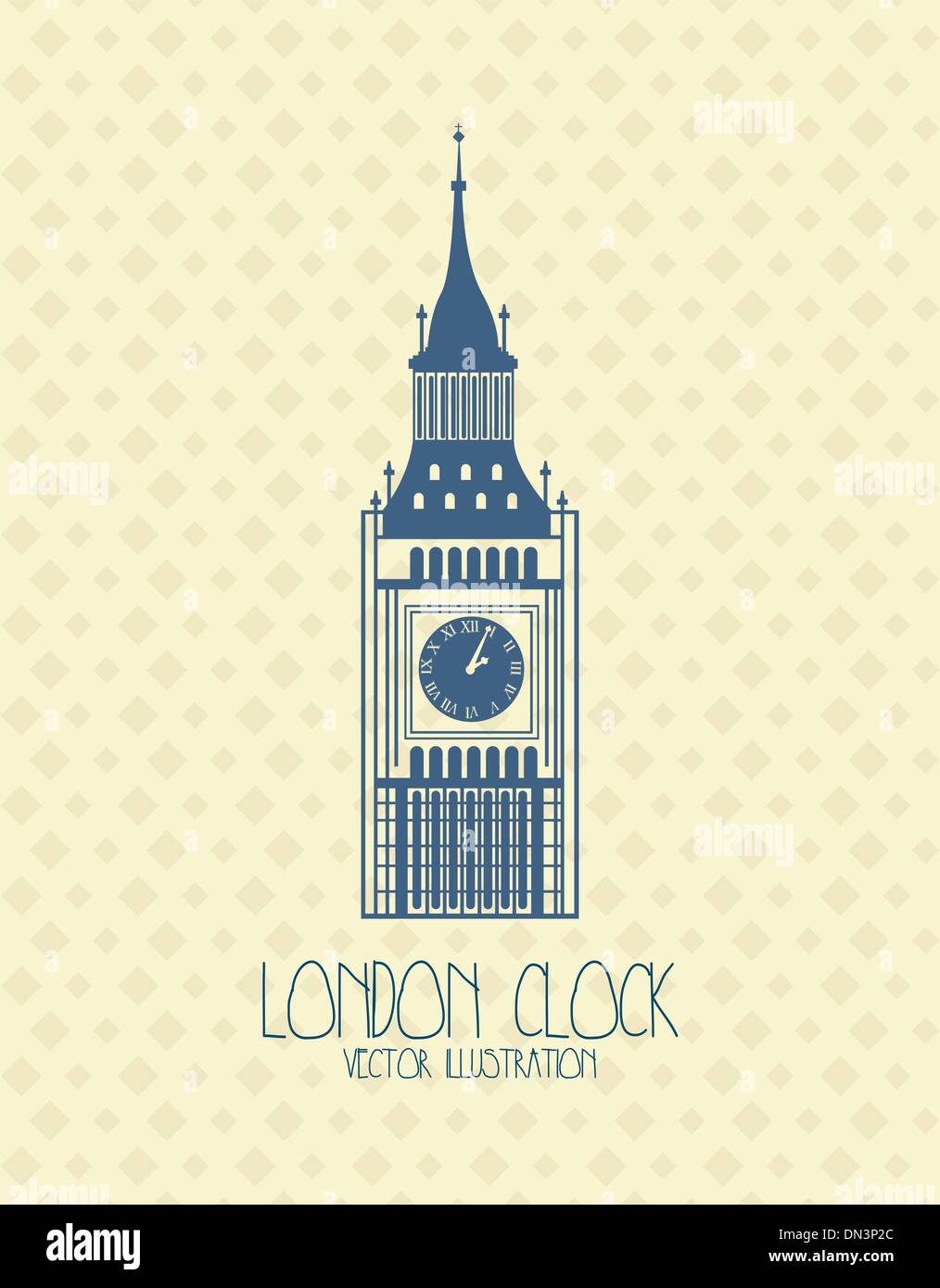 Symbol big ben Stock Vector Images - Alamy