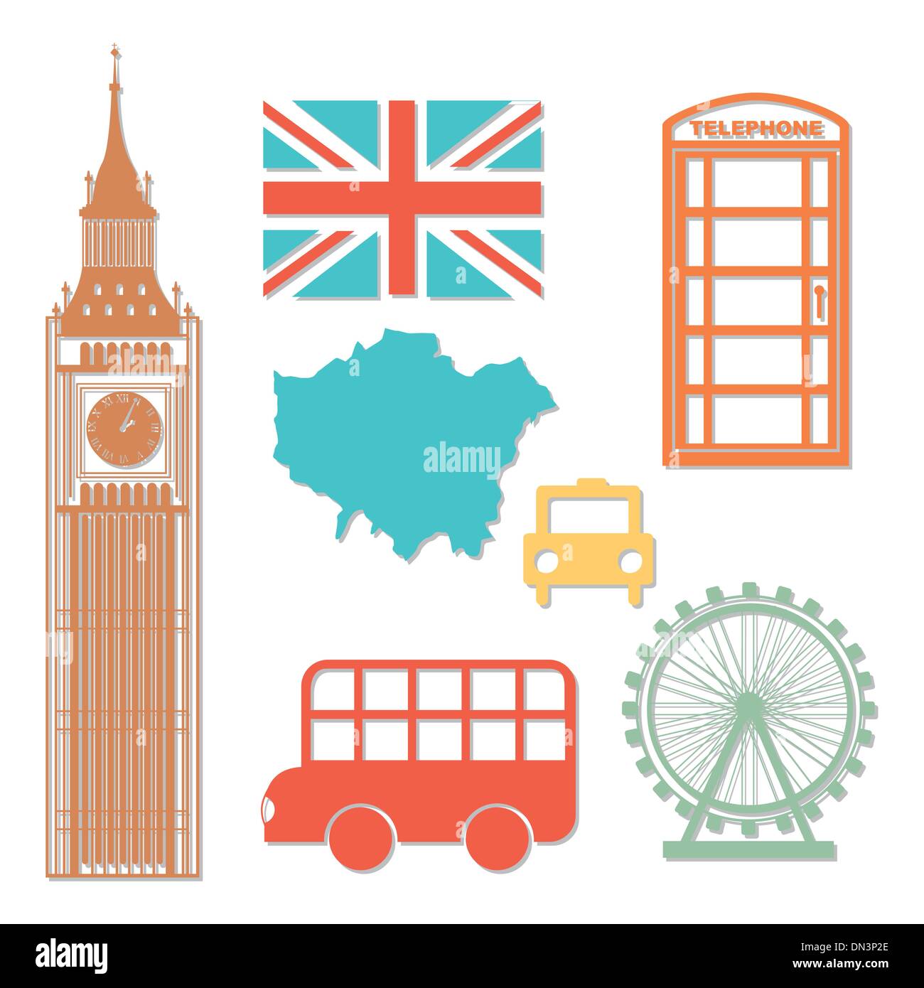The london eye Cut Out Stock Images & Pictures - Alamy