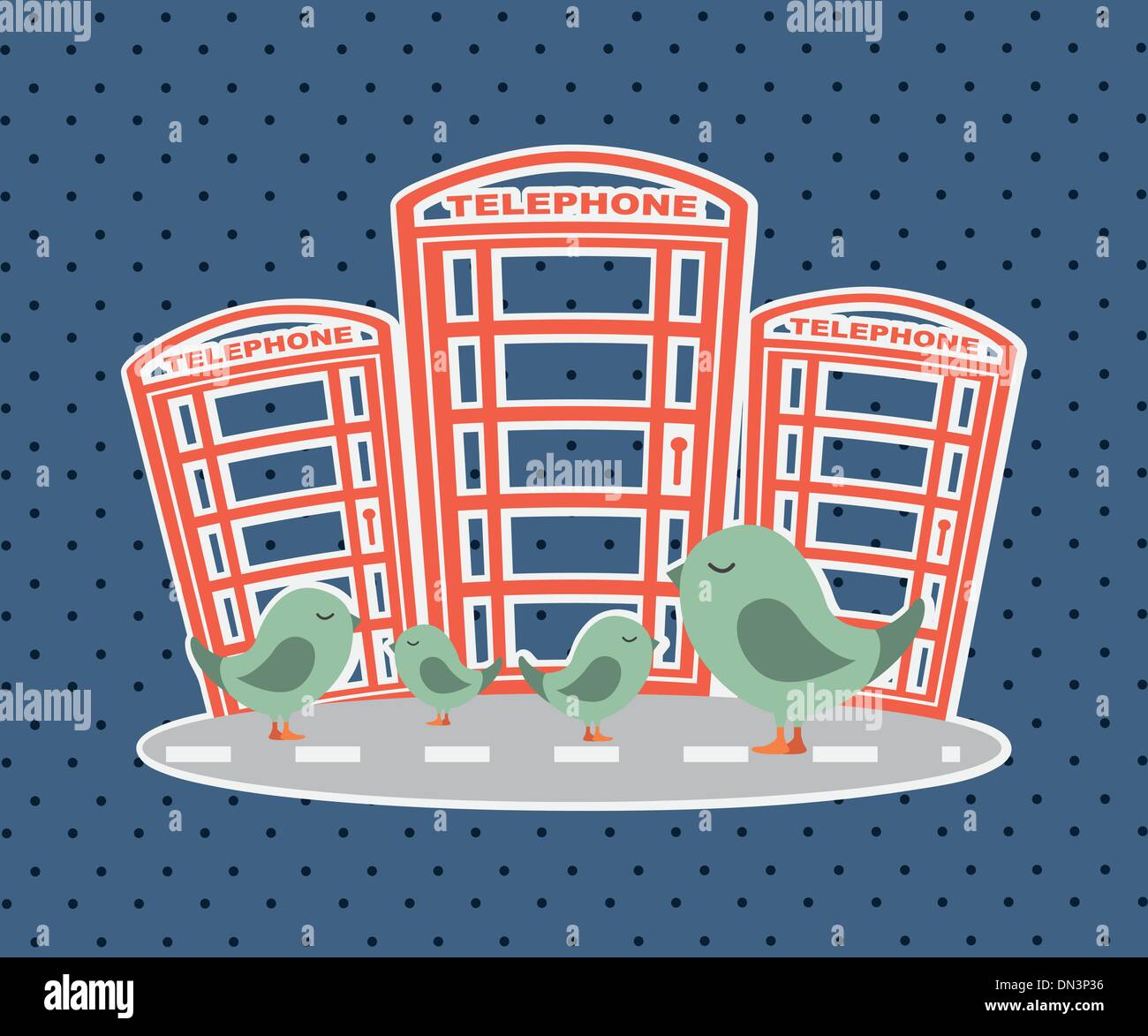 Pigeon city pigeons Stock Vector Images - Alamy