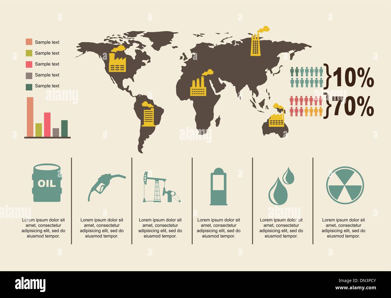 Oil barrel map hi-res stock photography and images - Alamy