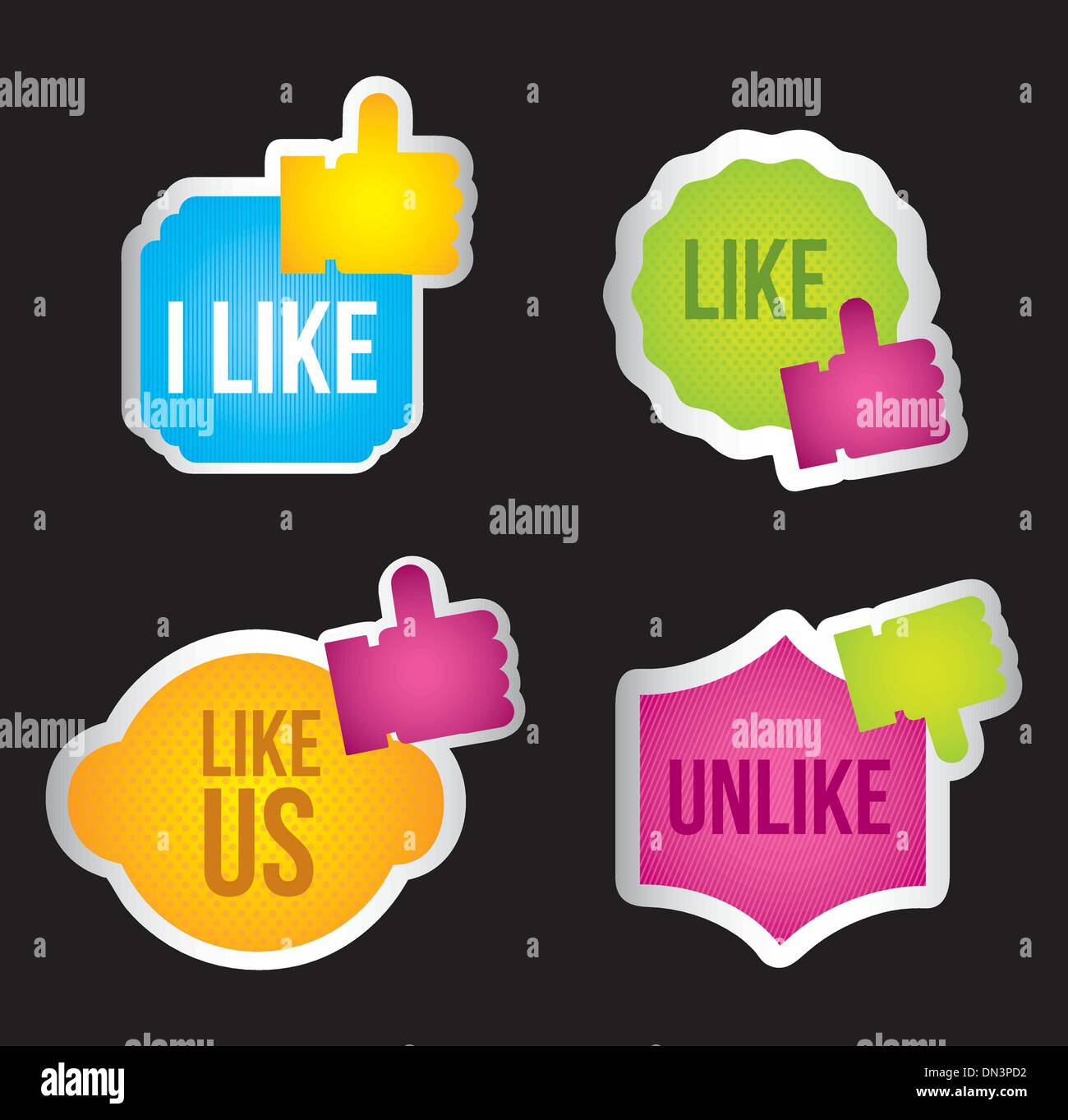 Human like expression Stock Vector Images - Alamy