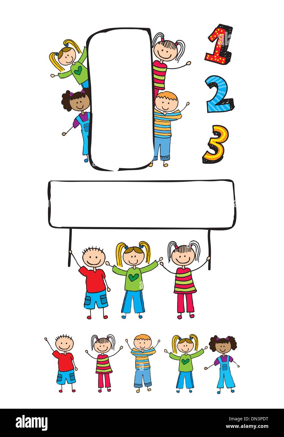 Children race school Stock Vector Images - Alamy