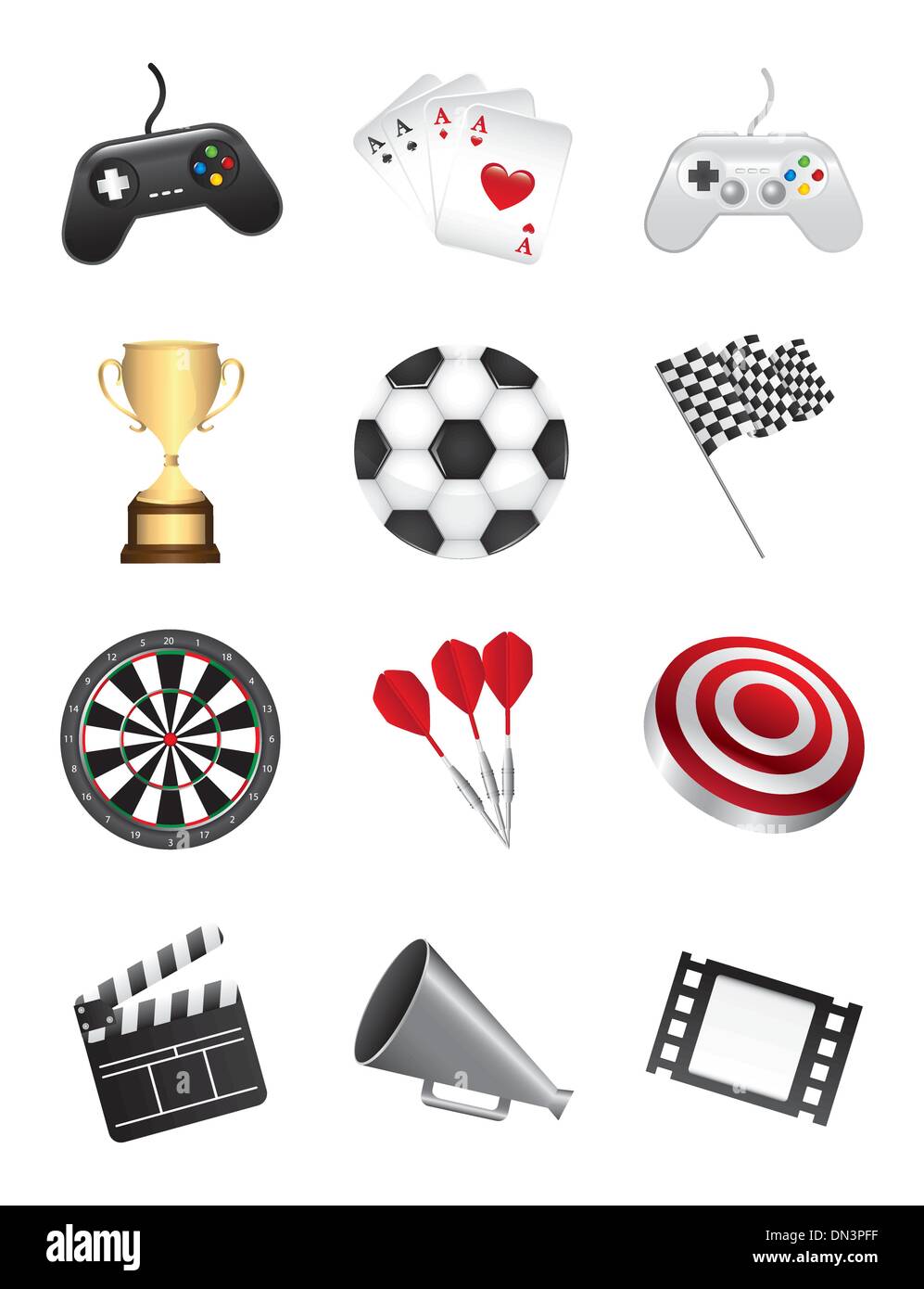 Free time icons hi-res stock photography and images - Alamy