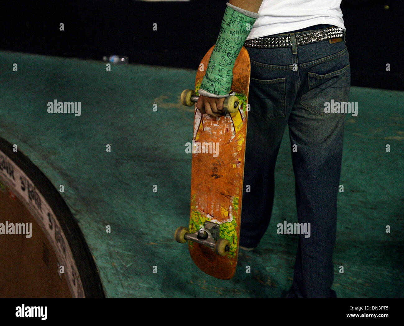 Sep 23, 2006; Golden Valley, MN, USA; Skater Alex Wolff, 14, of ...