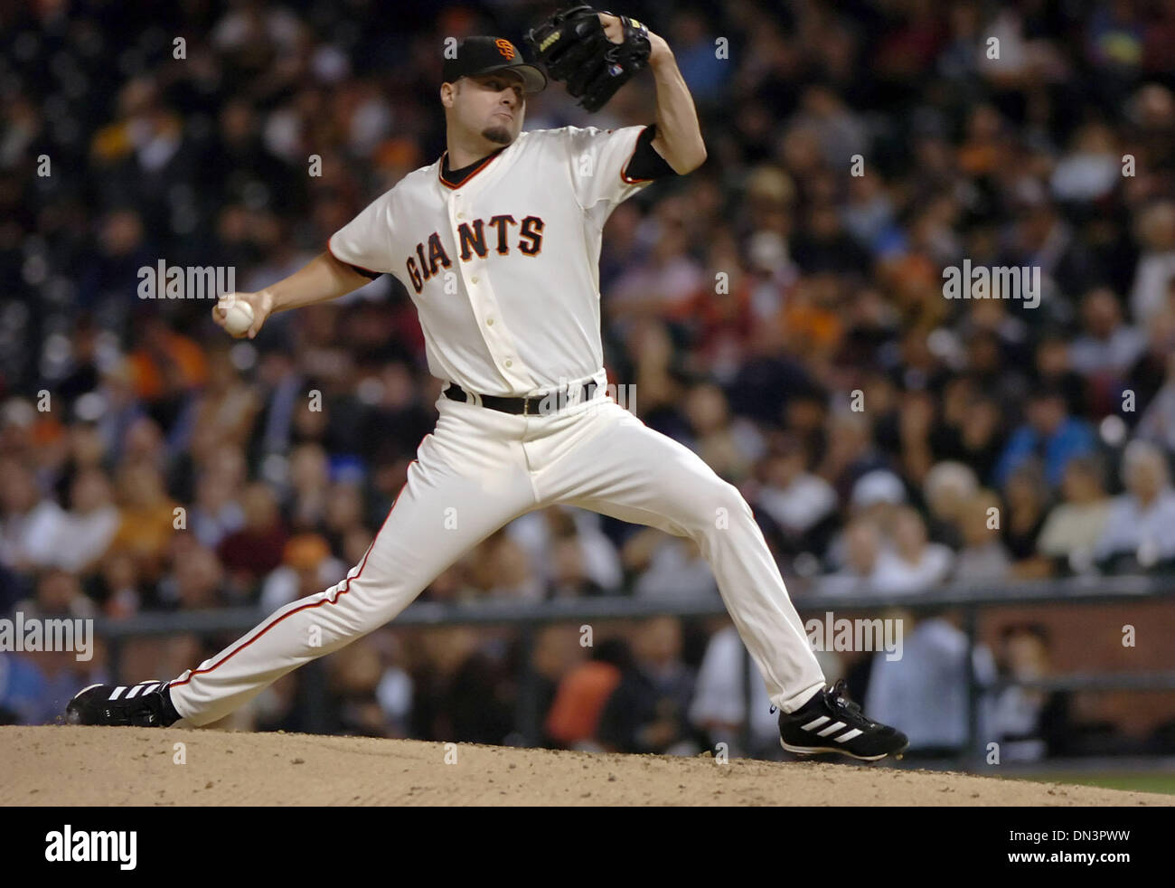 Sep 25, 2006; San Francisco, CA, USA; San Francisco Giants pitcher ...
