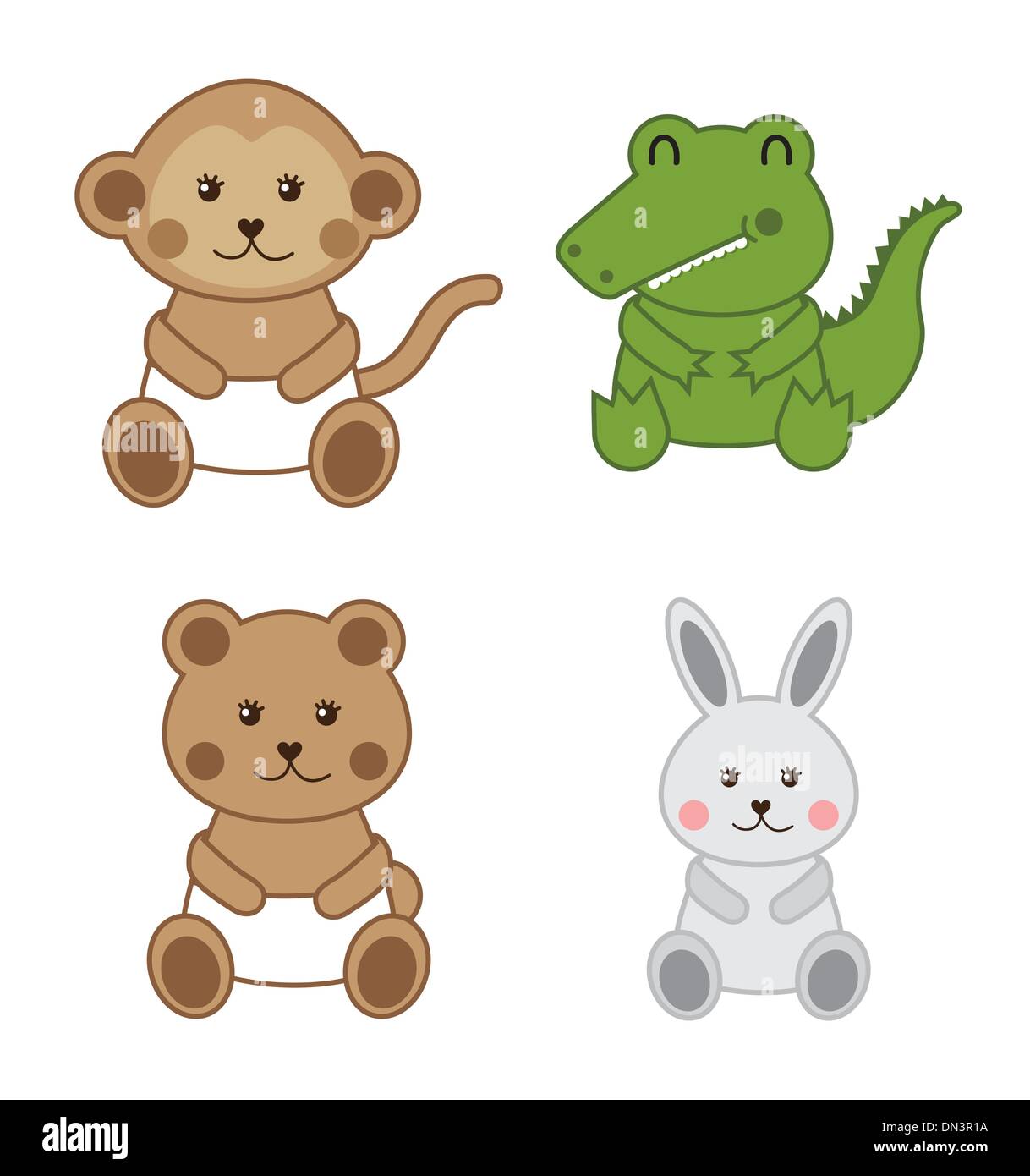 Baby animals collection hi-res stock photography and images - Alamy