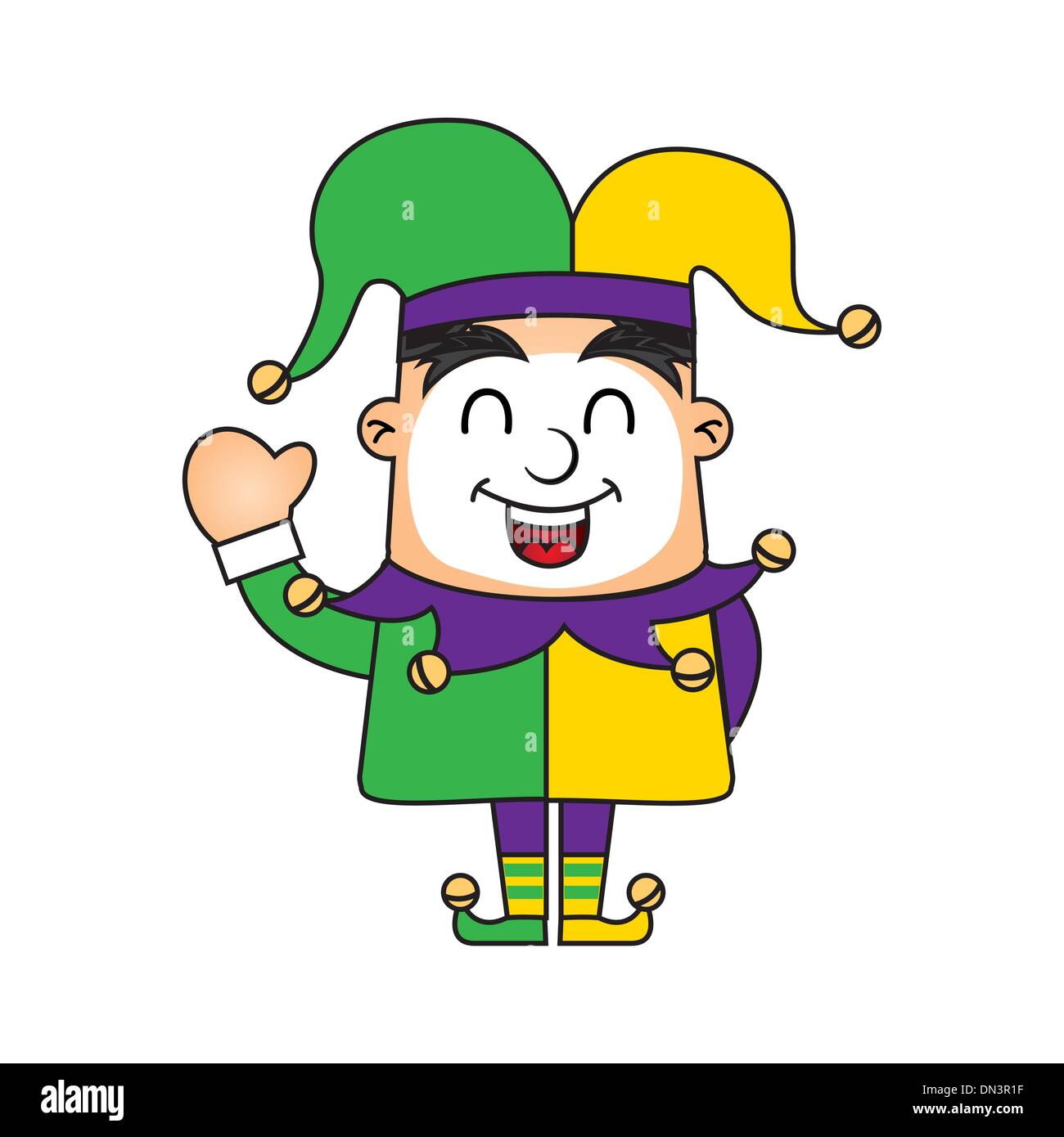 Cartoon jester hi-res stock photography and images - Alamy