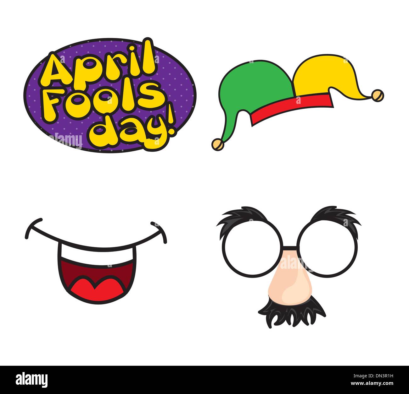 Happy april Stock Vector Images - Alamy