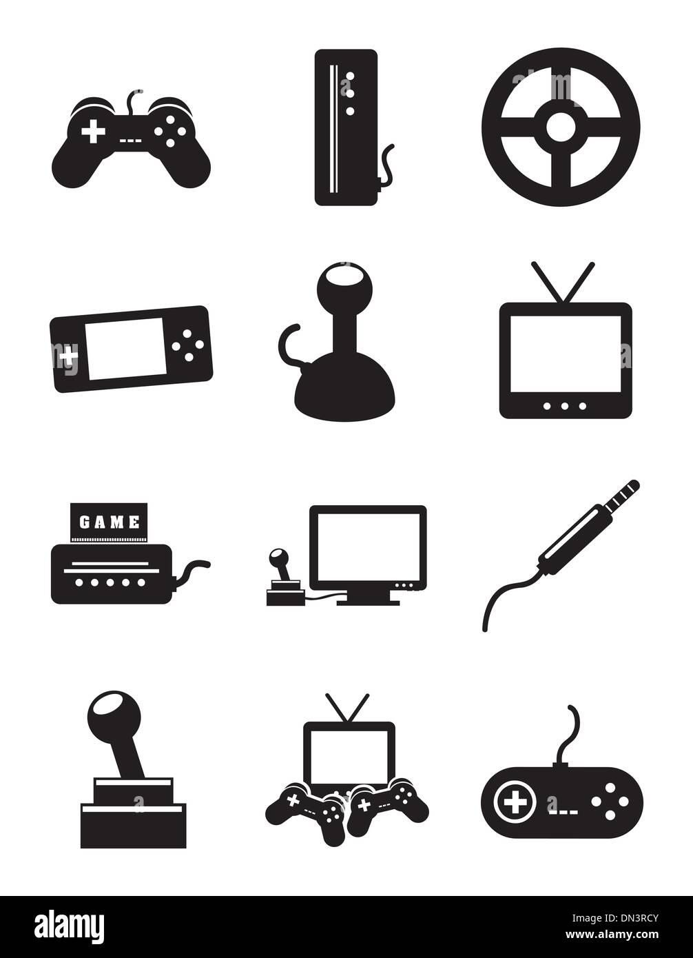 Game console headphones Cut Out Stock Images & Pictures - Alamy