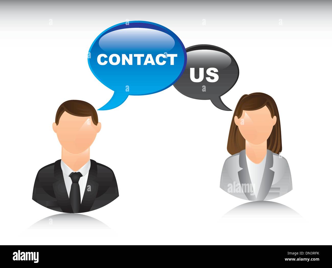 Team contact Stock Vector Images - Alamy