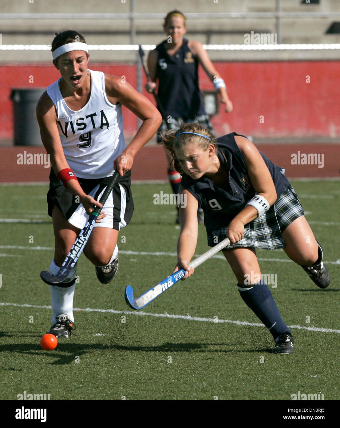 Oct 03, 2006; Vista, California, USA; HOCKEY: Vista's PAMELA SEUFERT ...