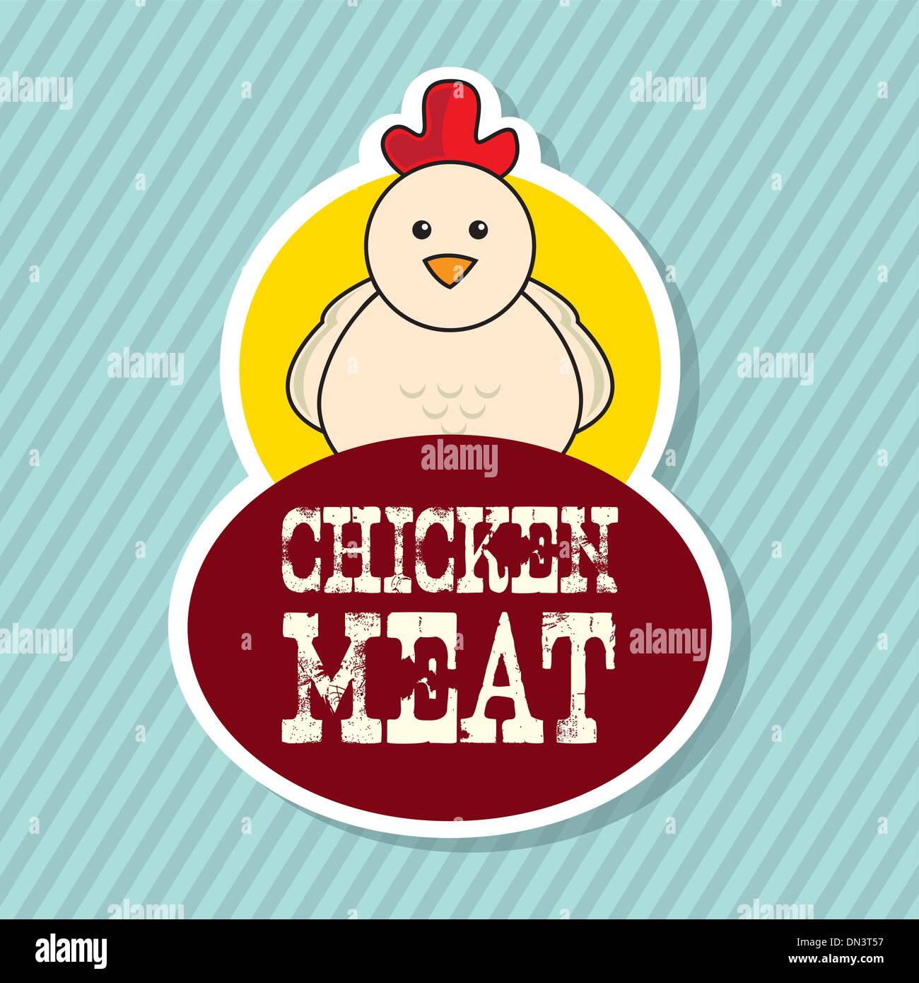Farmyard chicken cartoon hi-res stock photography and images - Alamy