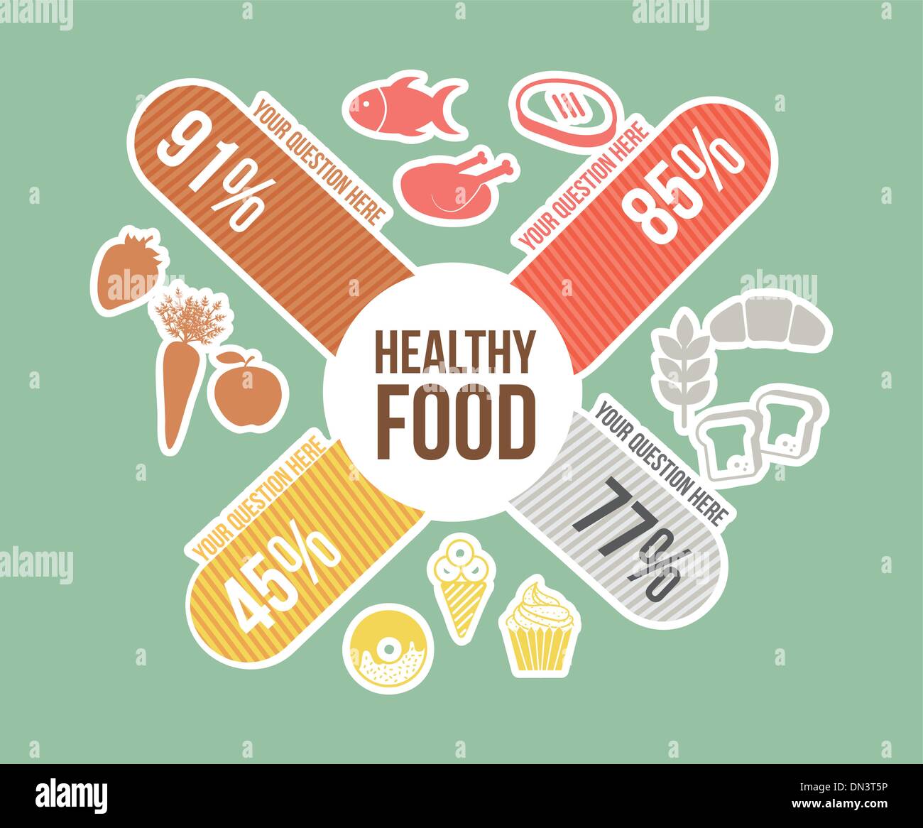 Infographic healthy food hi-res stock photography and images - Alamy