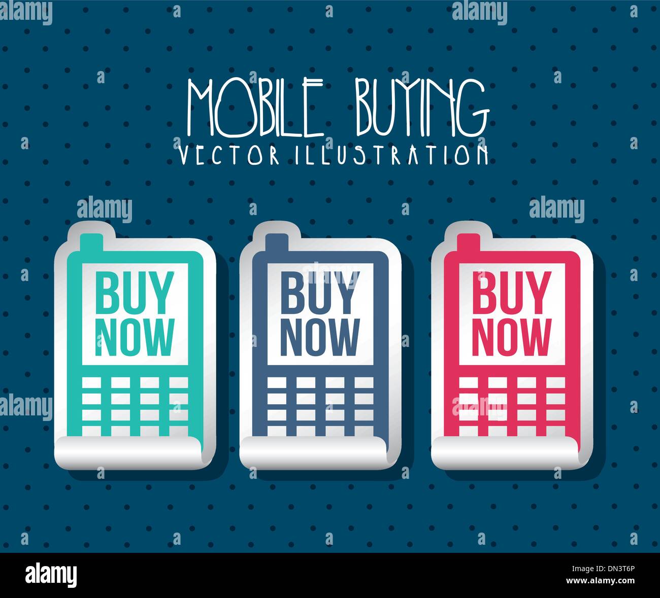 Mobile order and pay Stock Vector Images - Alamy