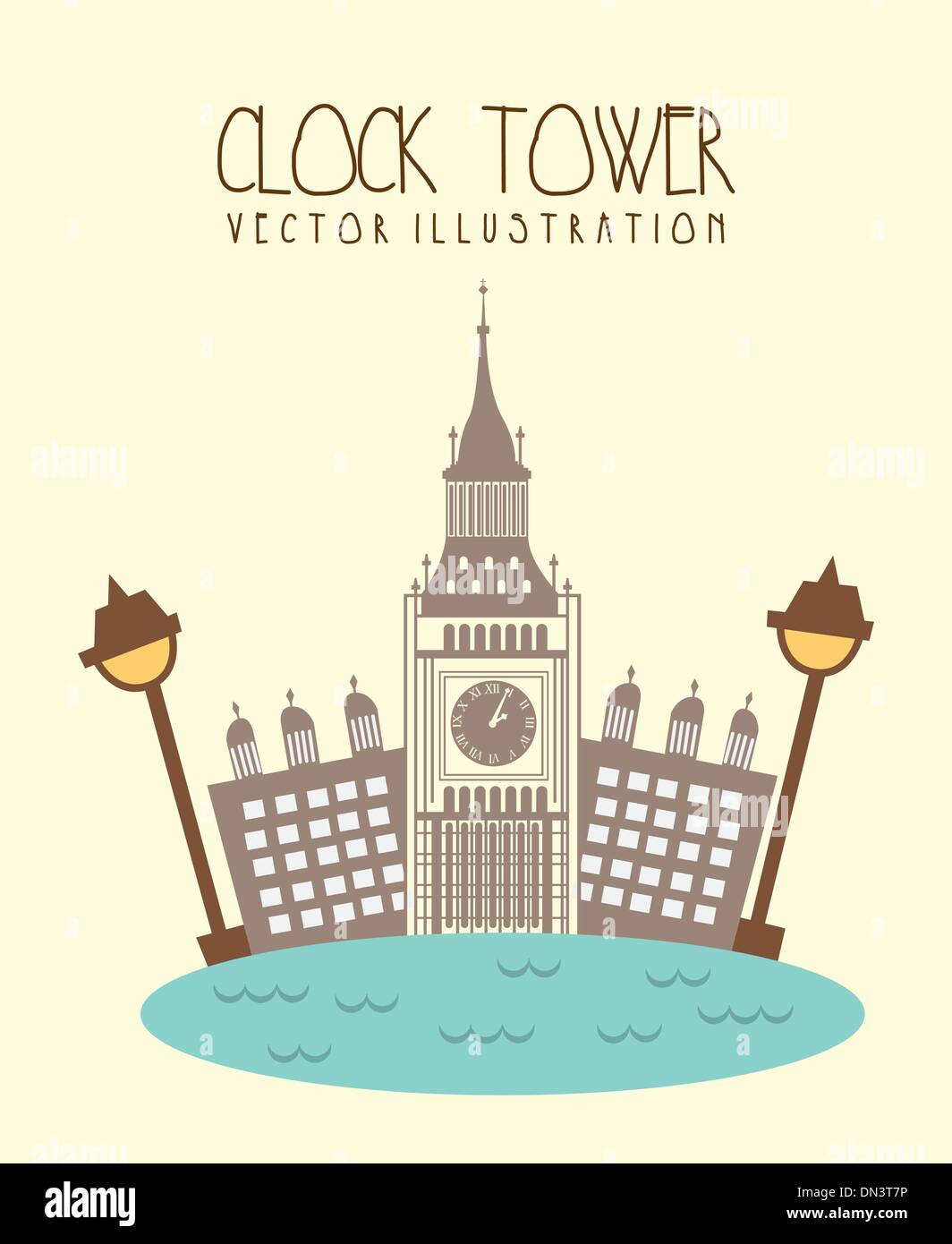 Water for london Stock Vector Images - Alamy