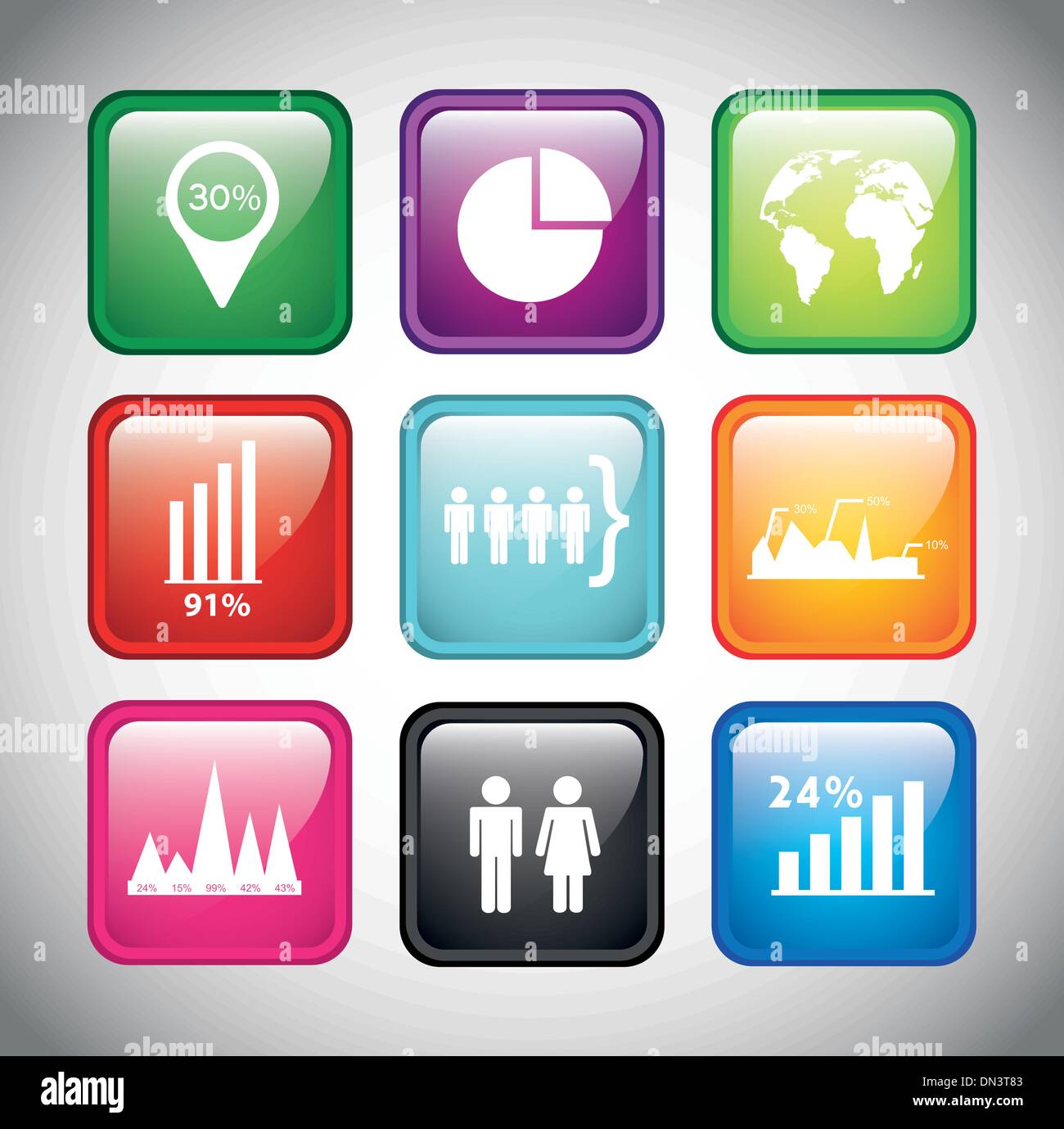 Bar chart line infographics Stock Vector Images - Alamy