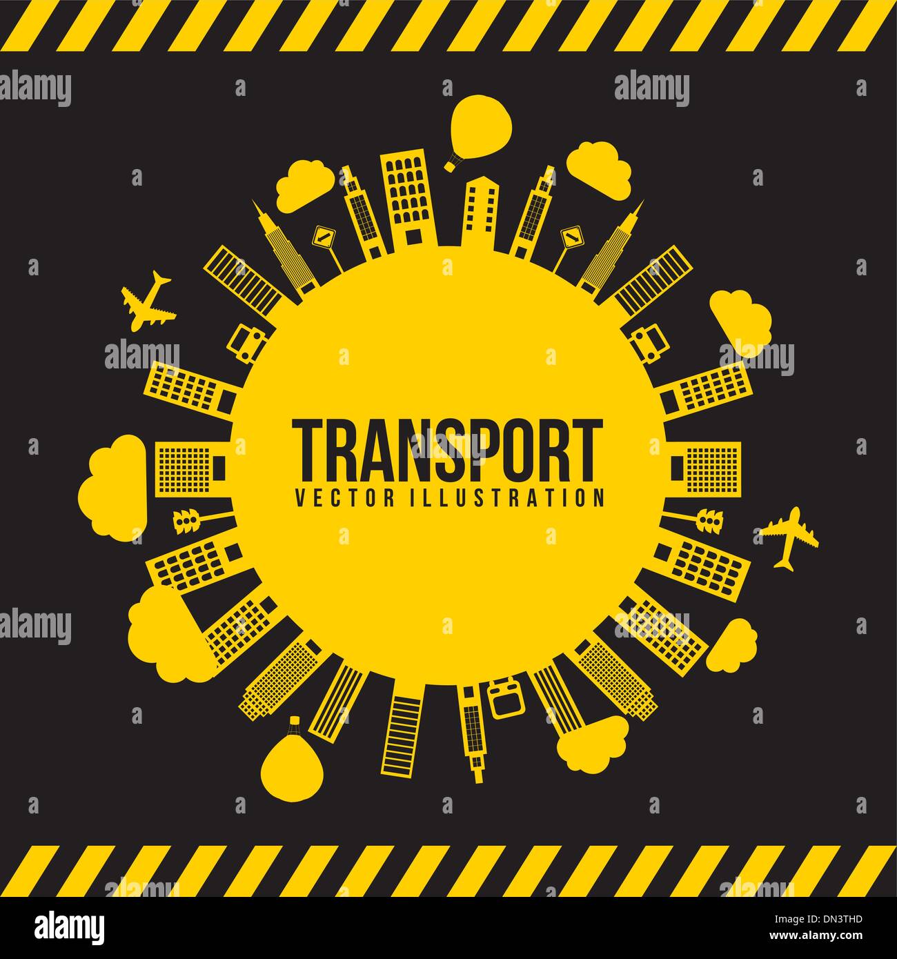 Transport and house Stock Vector Images - Alamy