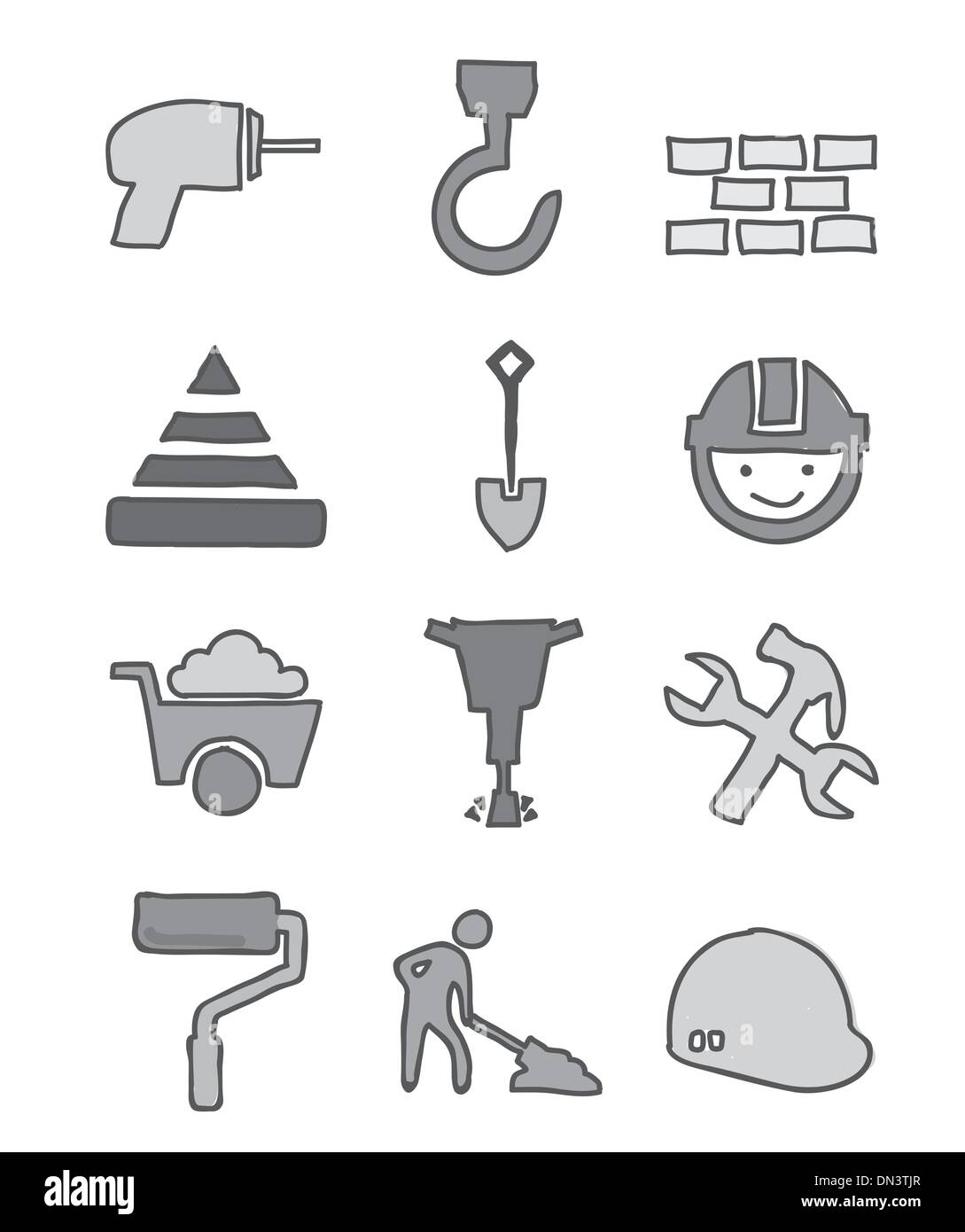 Concrete construction icon Cut Out Stock Images & Pictures - Alamy