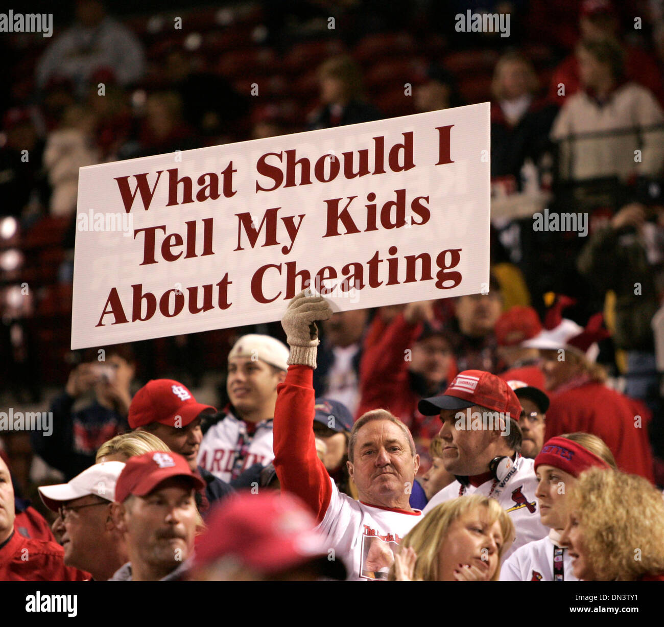 Oct 24, 2006; St. Louis, MI, usa; One of the many signs at the St ...
