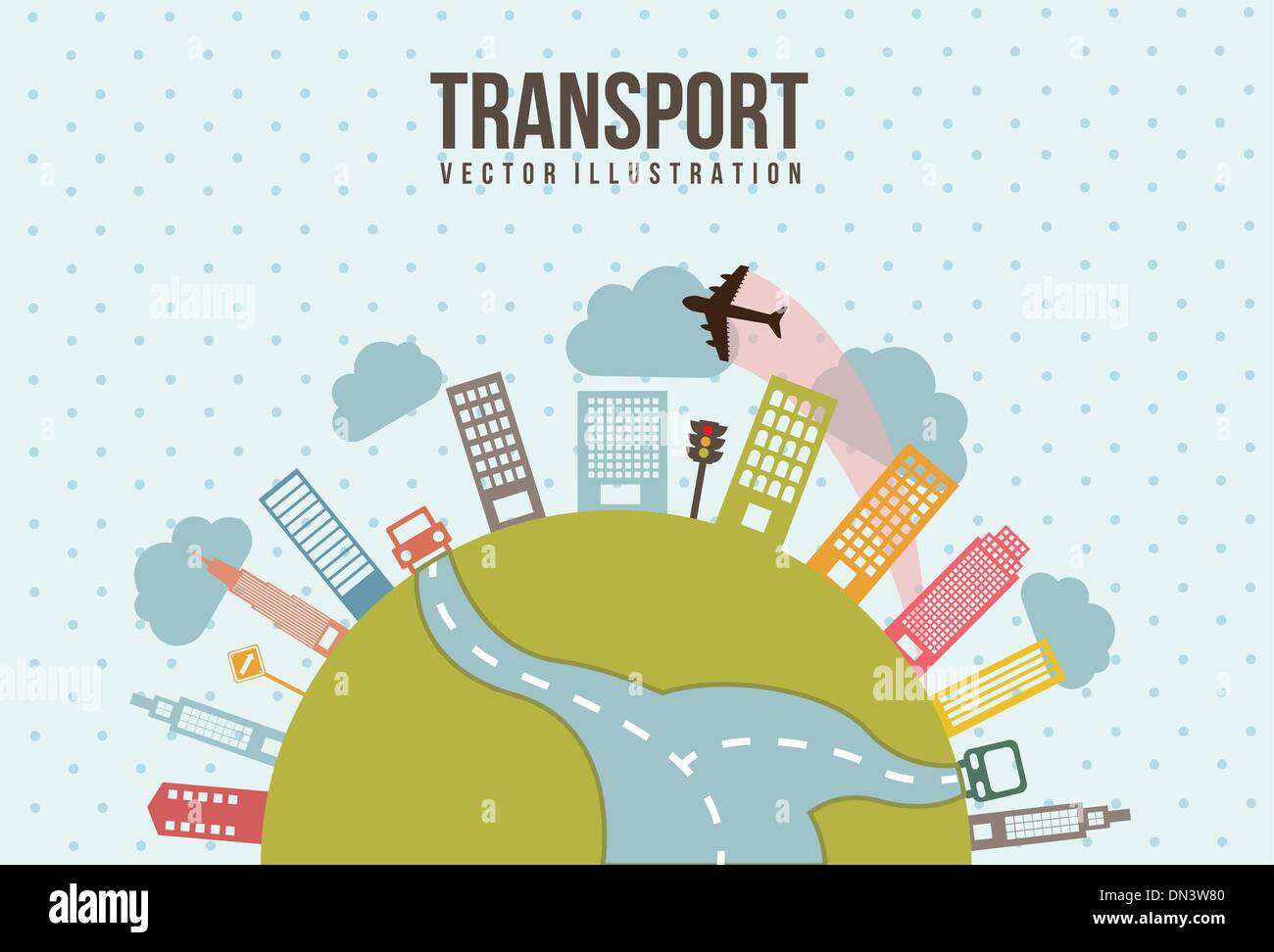 Transport countryside Stock Vector Images - Alamy