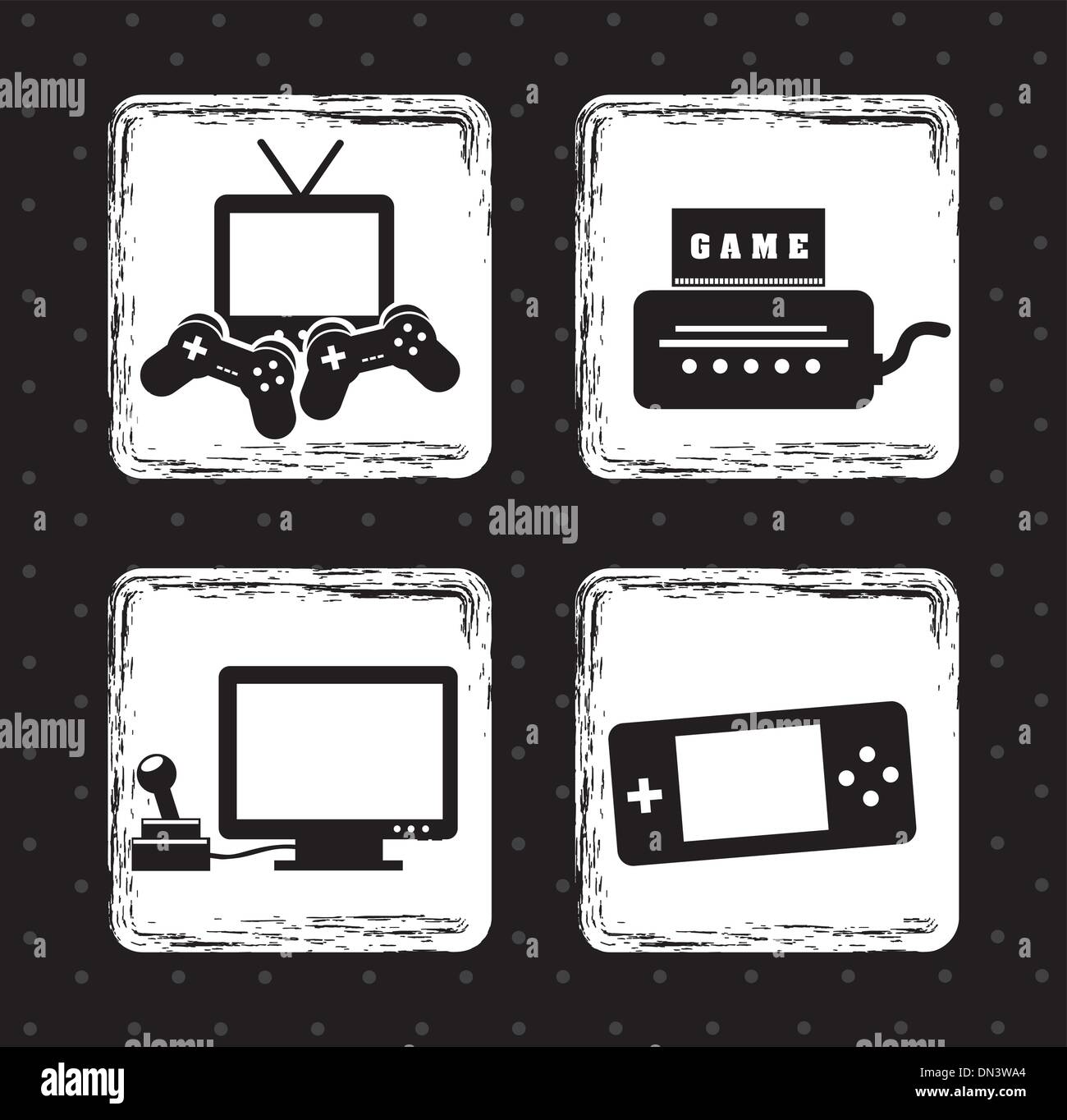 Video game design Stock Vector Images - Alamy