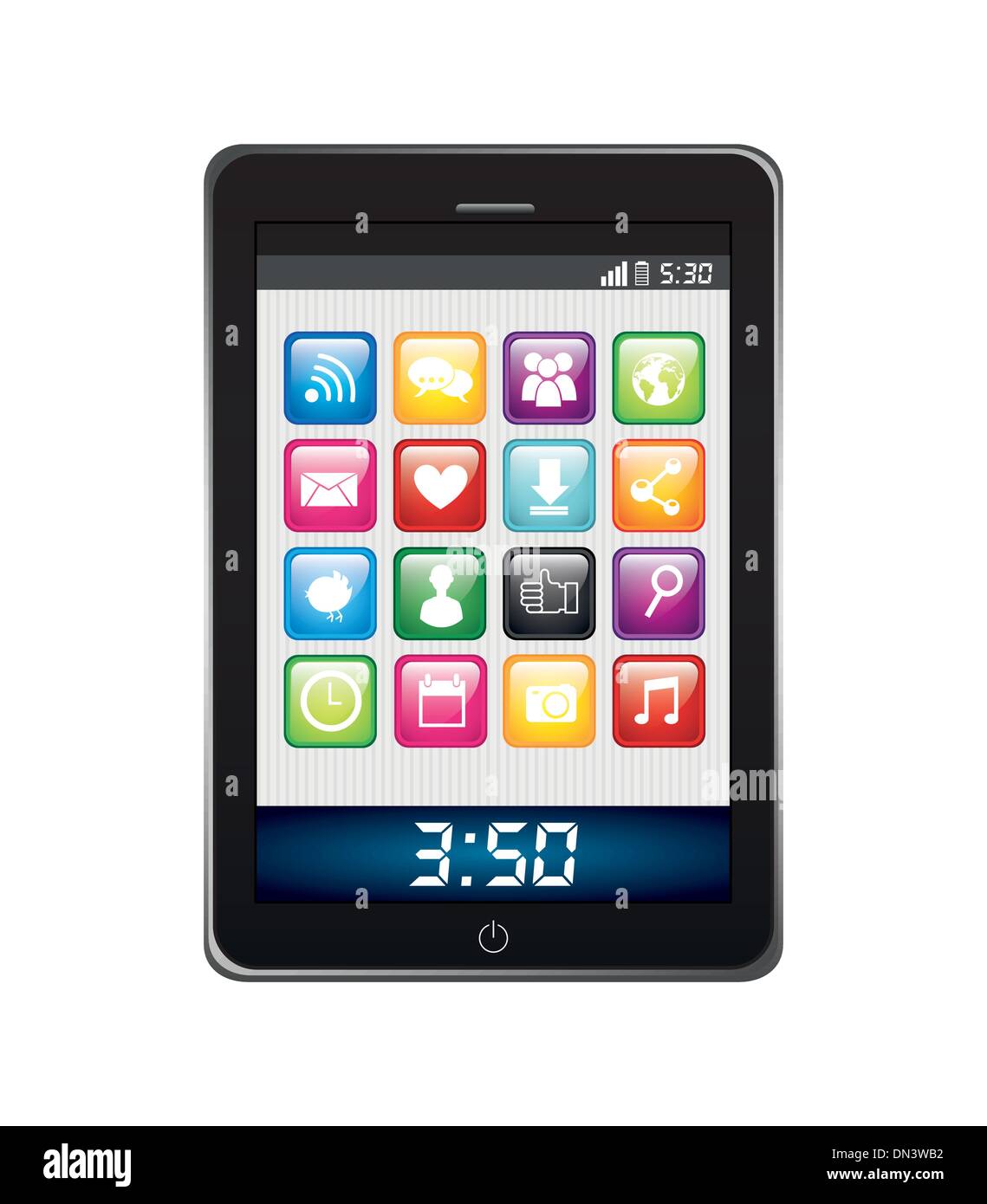 Phone store app colorful Cut Out Stock Images & Pictures - Alamy