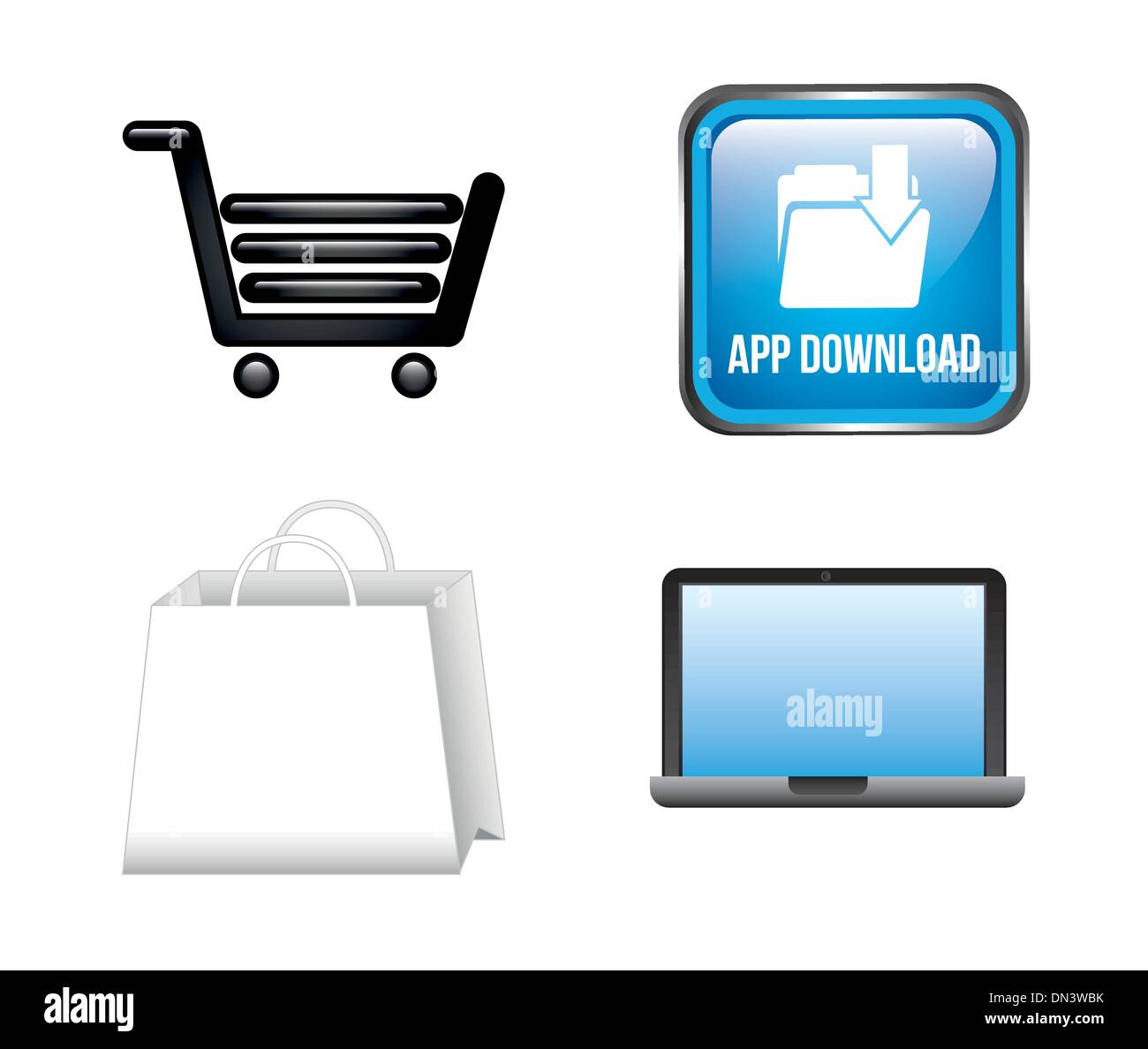 app store icons Stock Vector Image & Art - Alamy