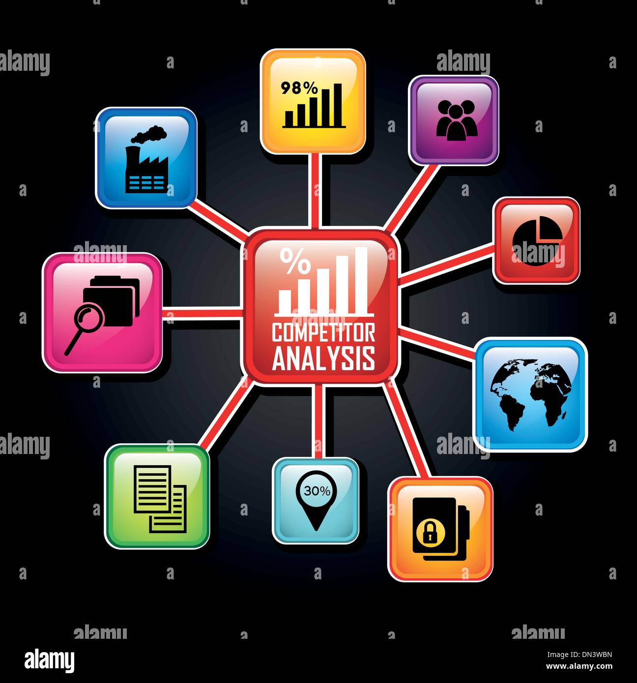 Strategic analysis vector vectors hi-res stock photography and images ...