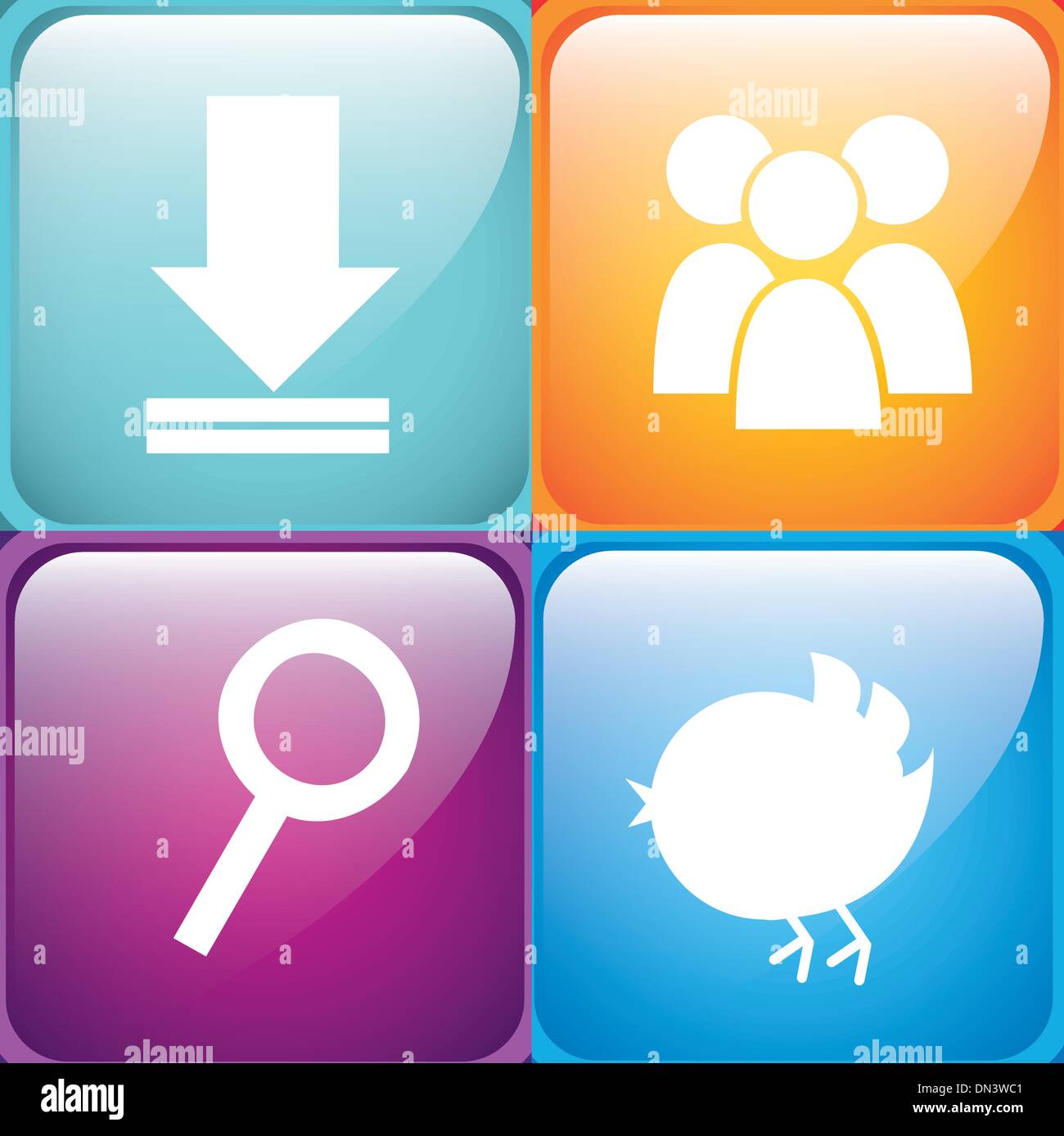 App store app Stock Vector Images - Alamy