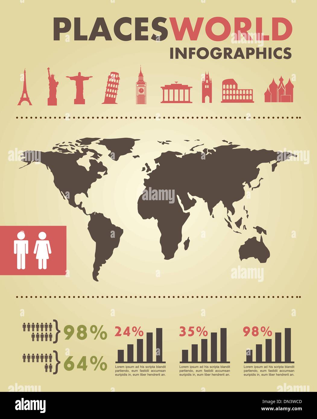 Vintage places Stock Vector Images - Alamy