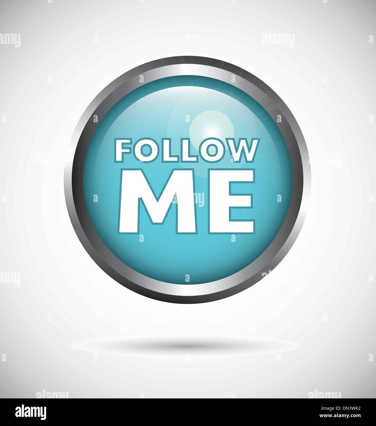 Follow me Stock Vector Images - Alamy