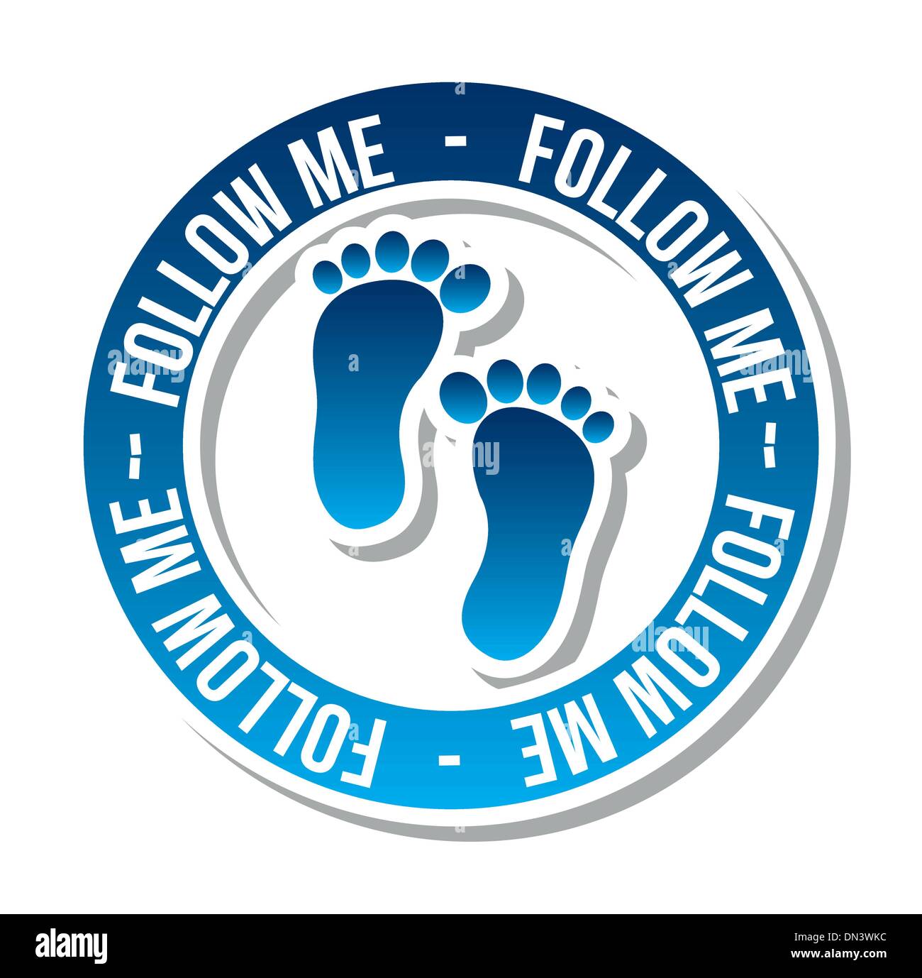 Follow us vector vectors hi-res stock photography and images - Alamy