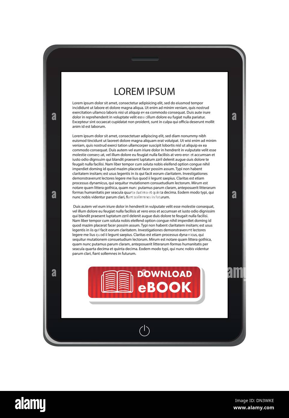 Ebook reader Stock Vector Images - Alamy