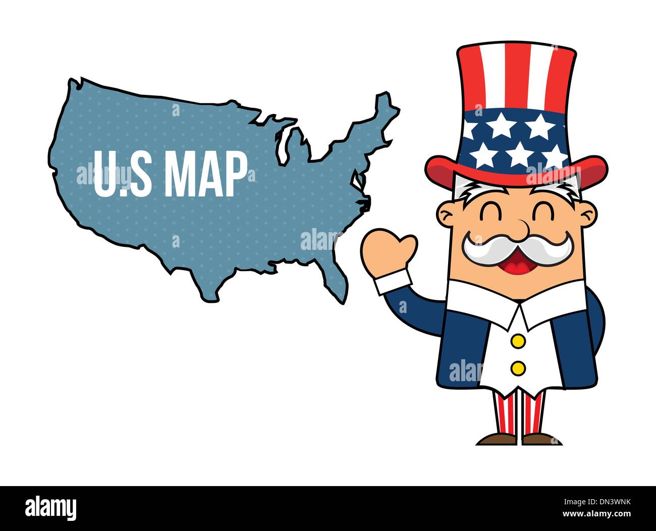 American Uncle Sam Man Cartoon High Resolution Stock Photography and ...