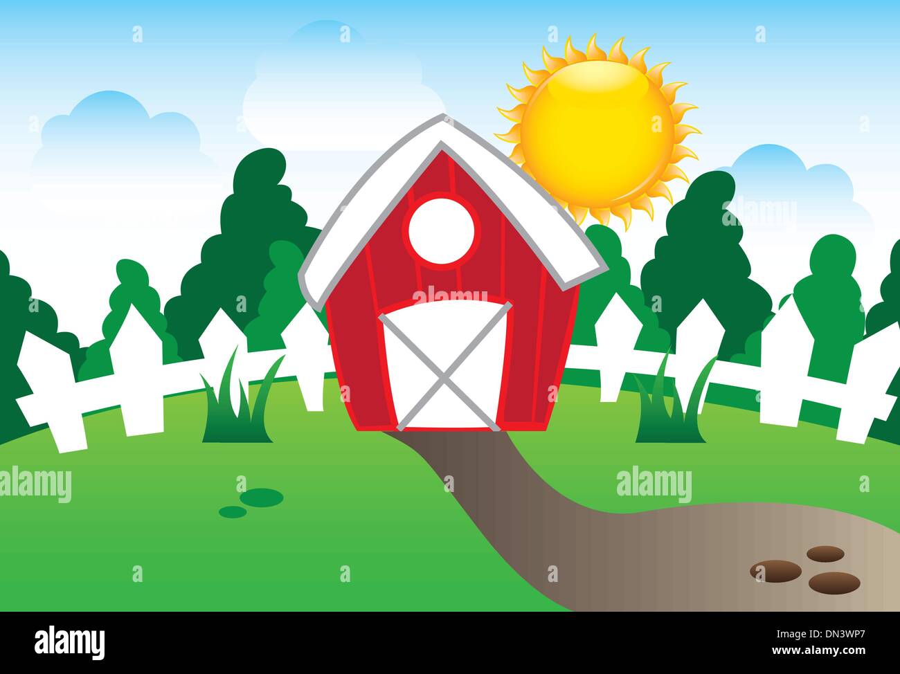 Landscape cartoon Stock Vector Images - Alamy