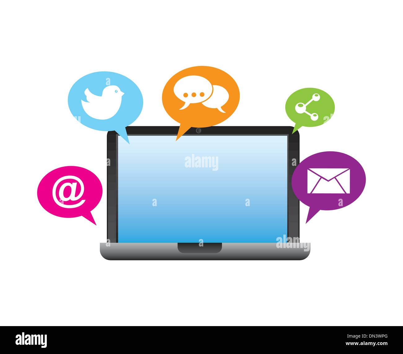 Database server laptop Cut Out Stock Images & Pictures - Alamy