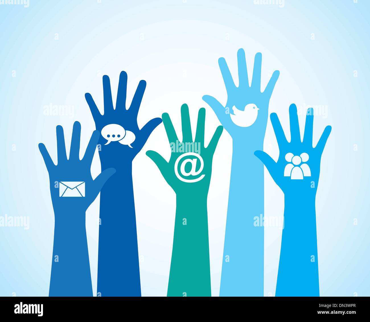 Joy of communication Stock Vector Images - Alamy