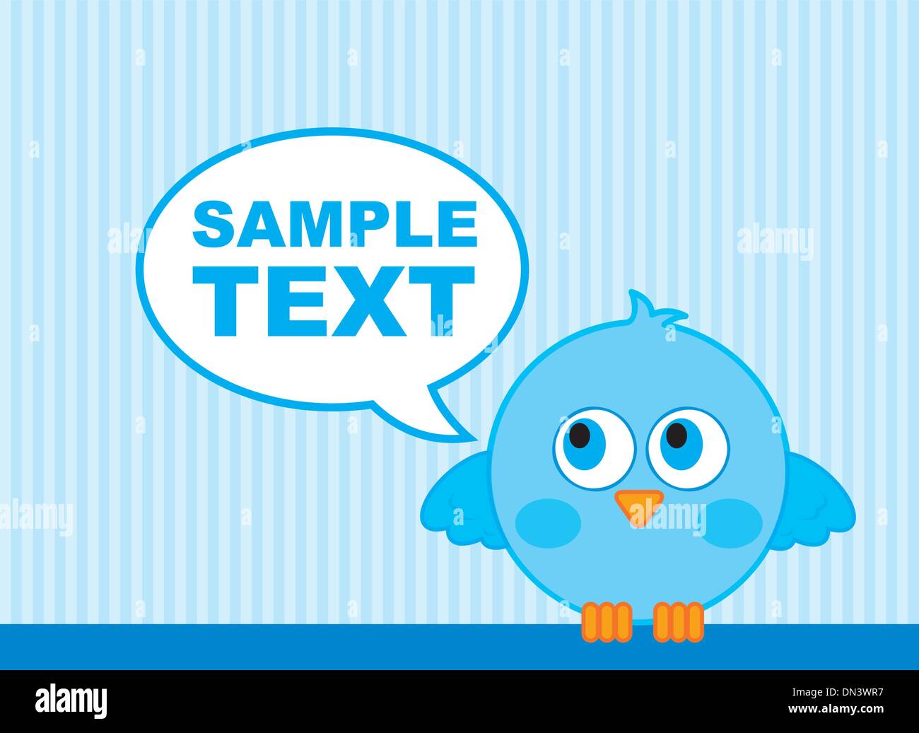 Bluebird cartoon background blue bird hi-res stock photography and ...