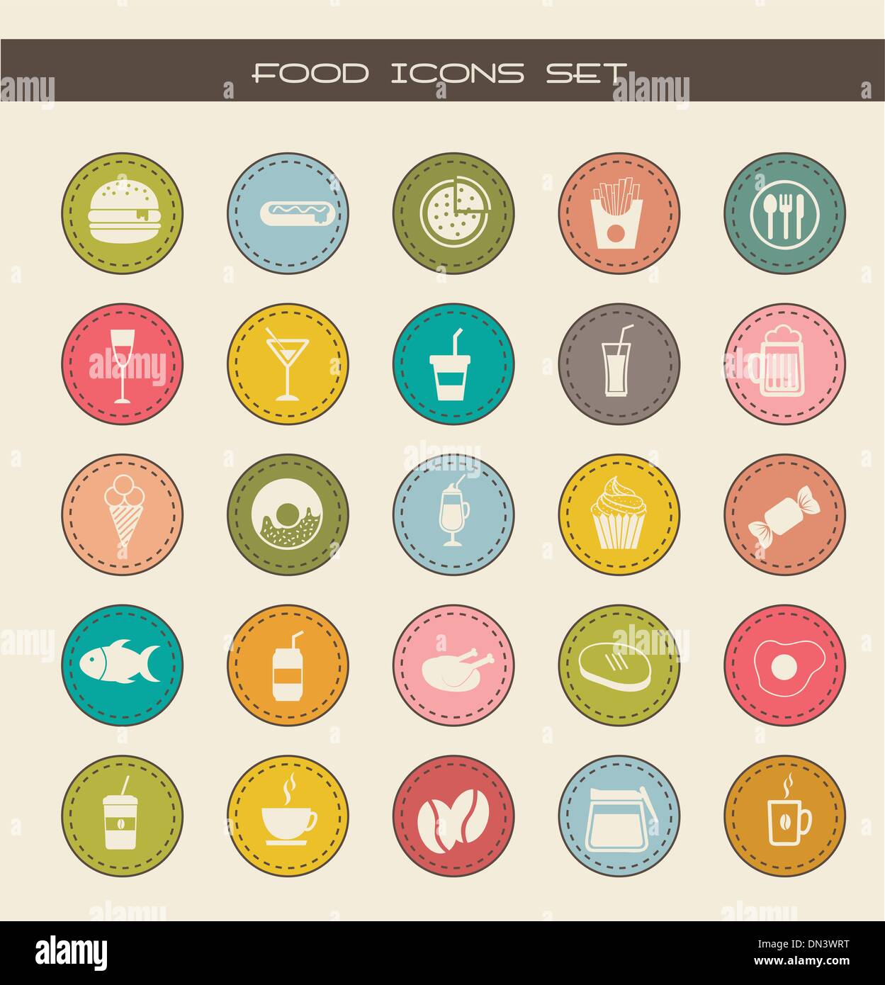 Food Stock Vector Images - Alamy