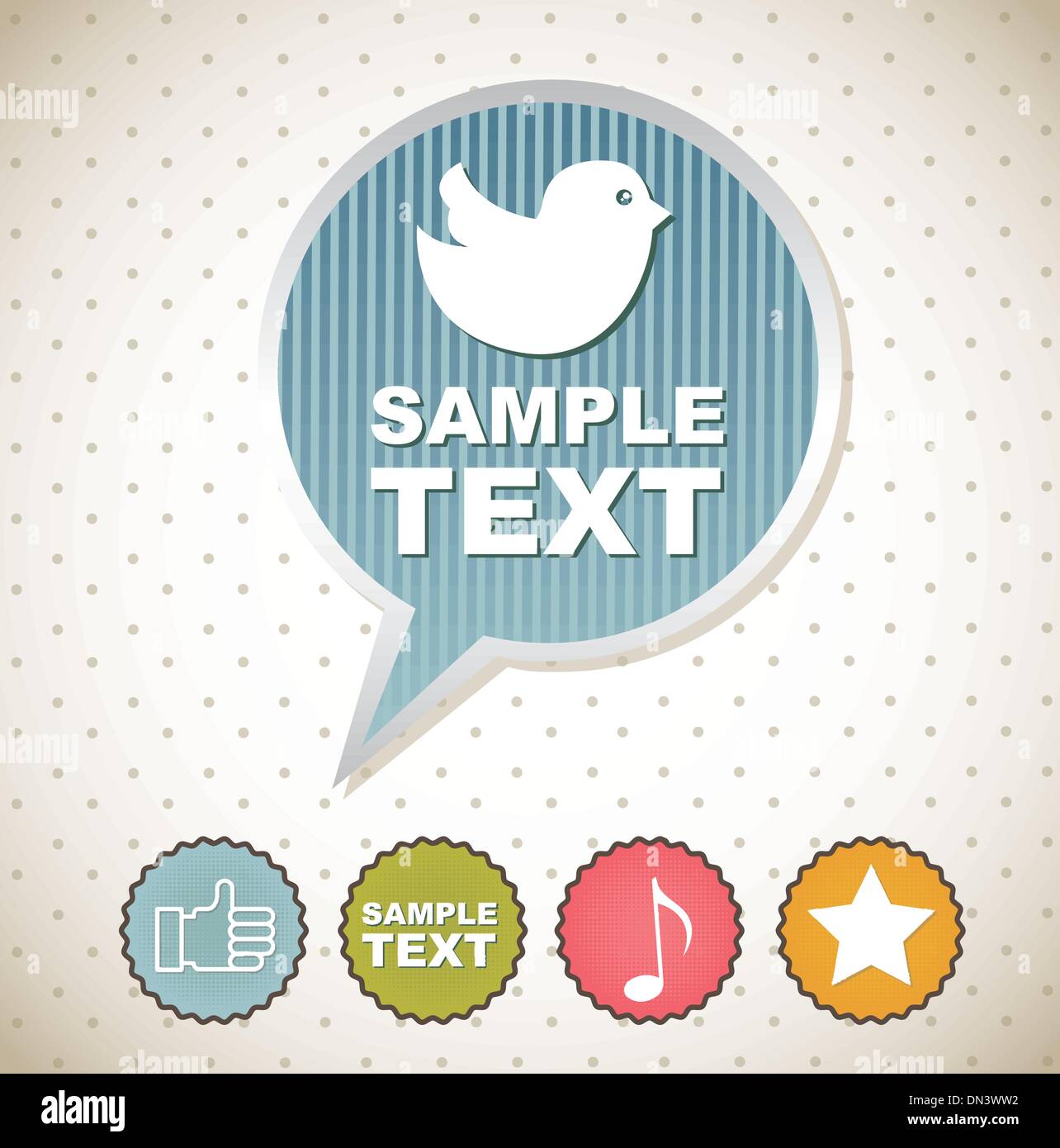 Cool flying bird Stock Vector Images - Alamy