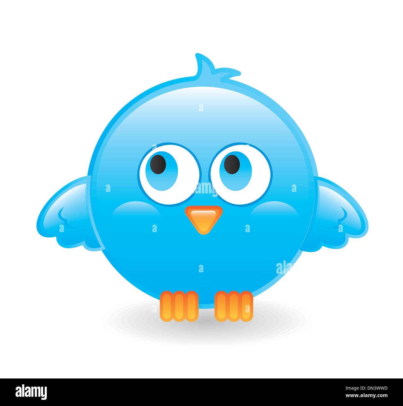 Bluebird cartoon background blue bird hi-res stock photography and ...