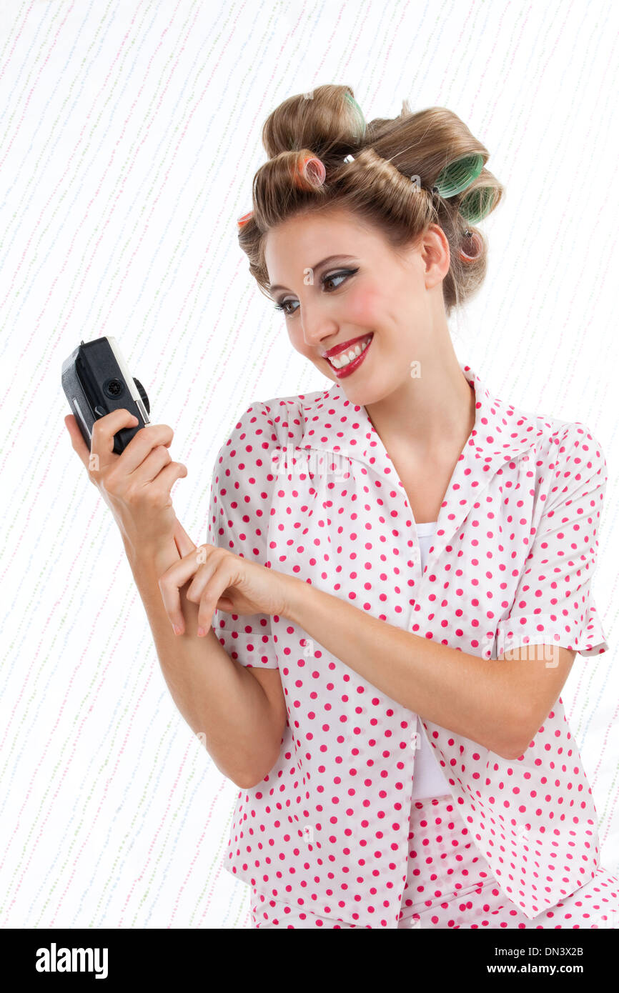 Retro Self Portrait Stock Photo - Alamy