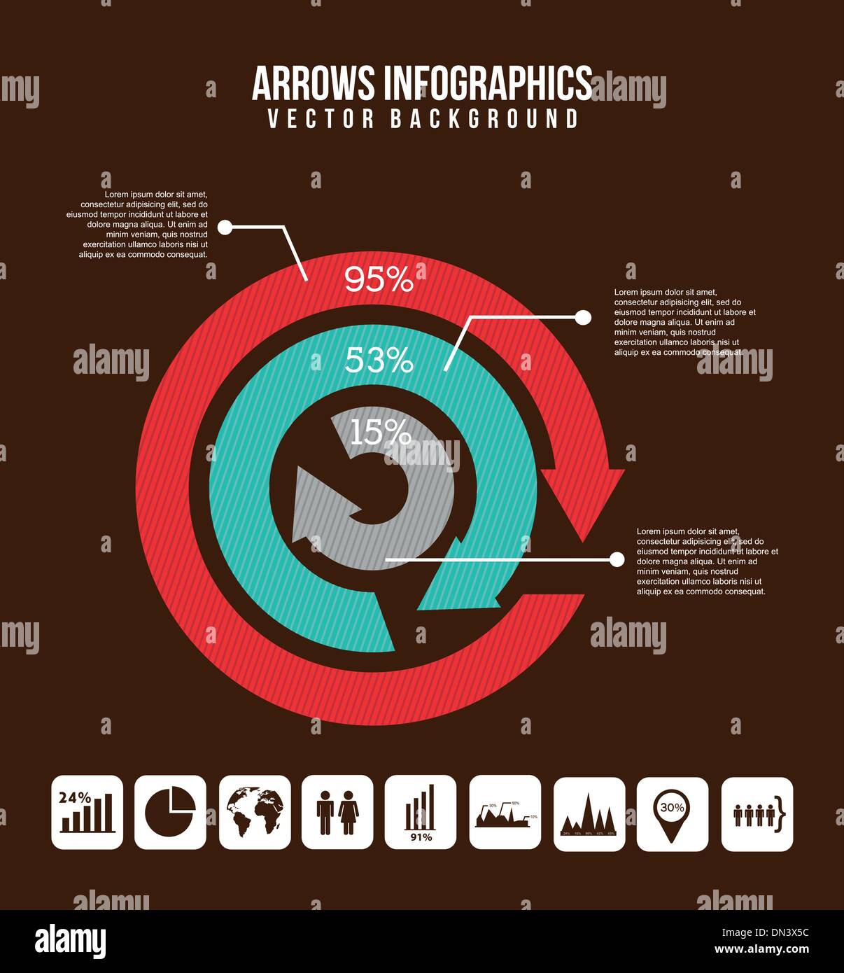 Financial data circular arrows hi-res stock photography and images - Alamy