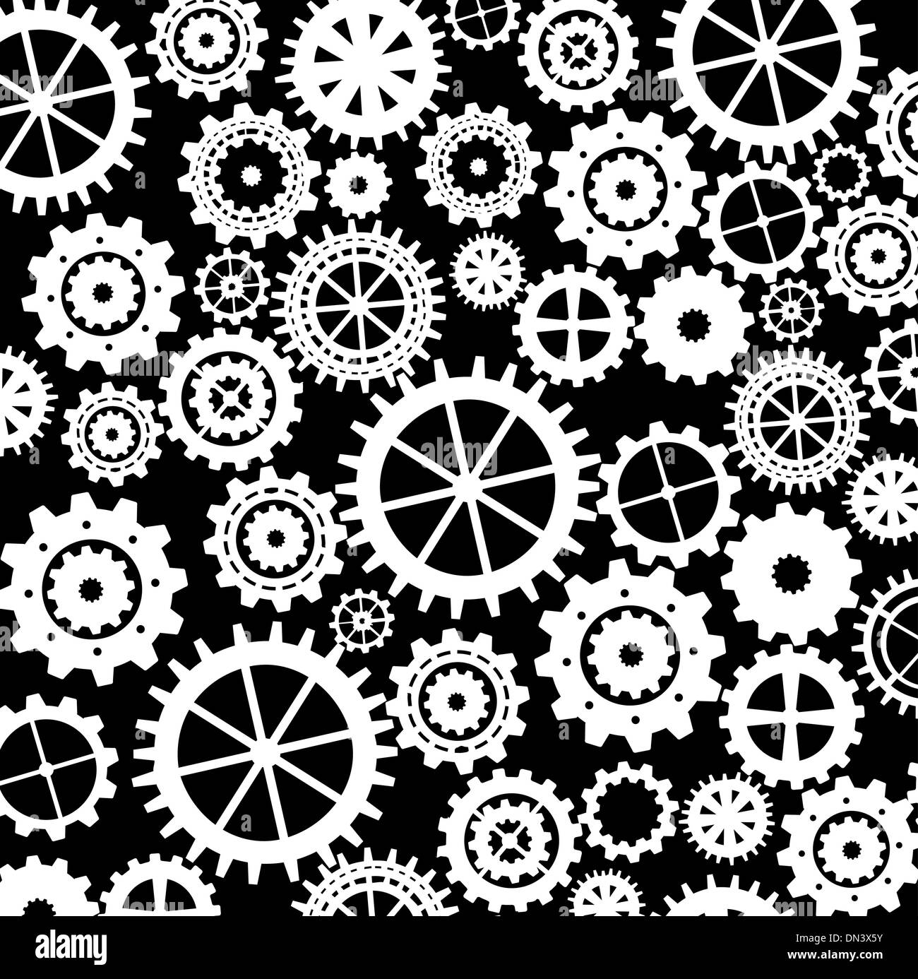 Large vector set industry Black and White Stock Photos & Images - Alamy