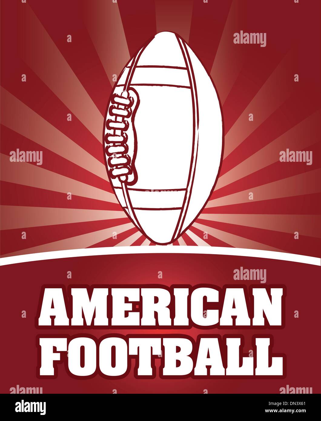 American football object Stock Vector Images - Alamy