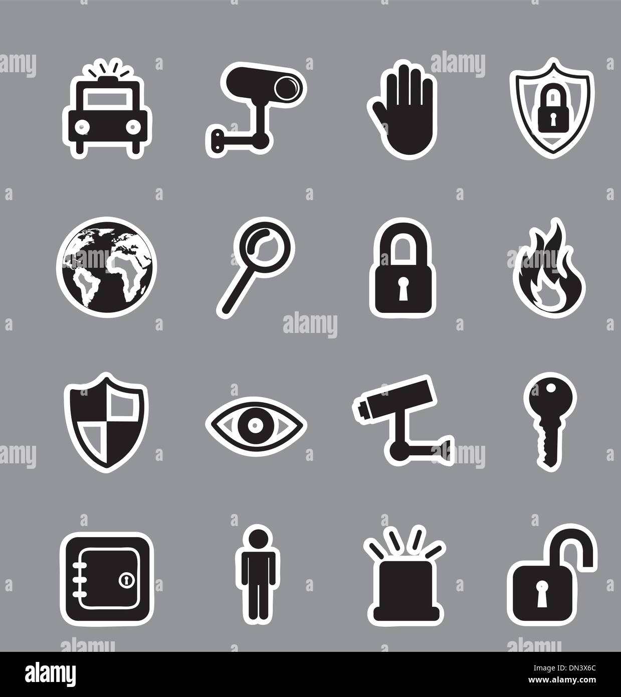 Security stickers hi-res stock photography and images - Alamy